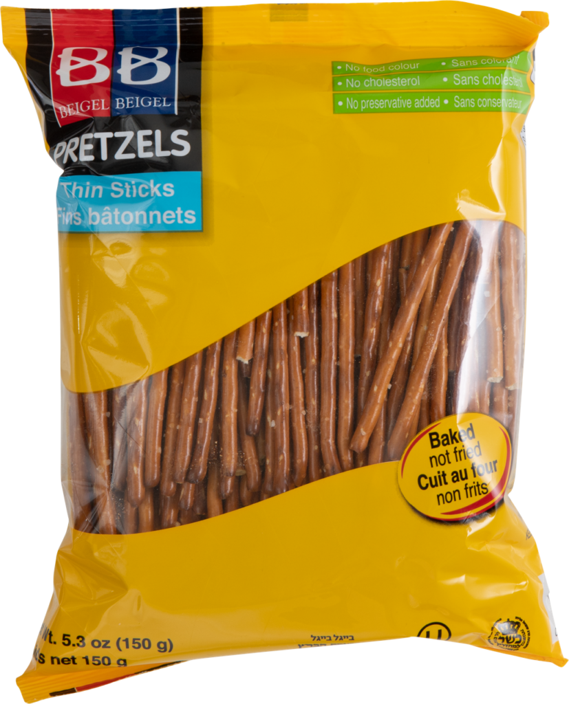 Pretzel Super Sticks F/F 150Gr Beigel - Kayco