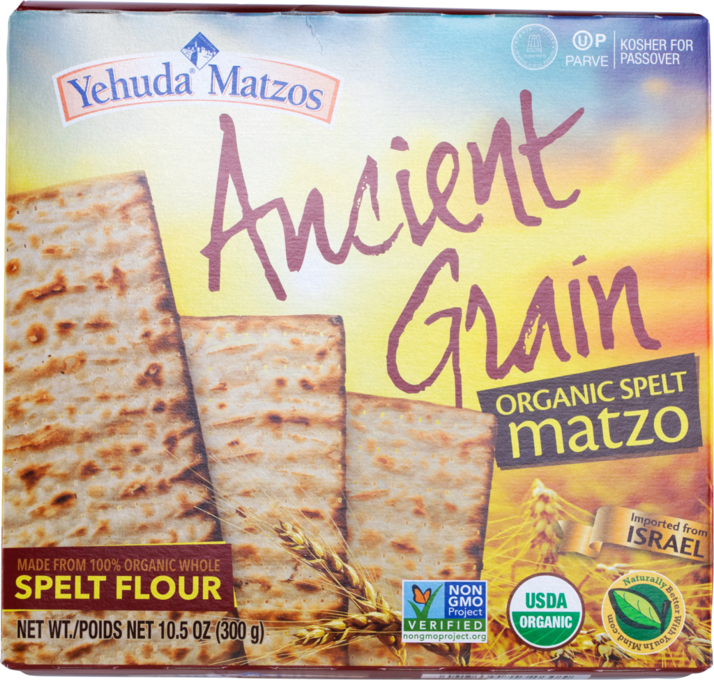 Matzo Ancient Grain Spelt 10.5Oz Yehuda - Kayco