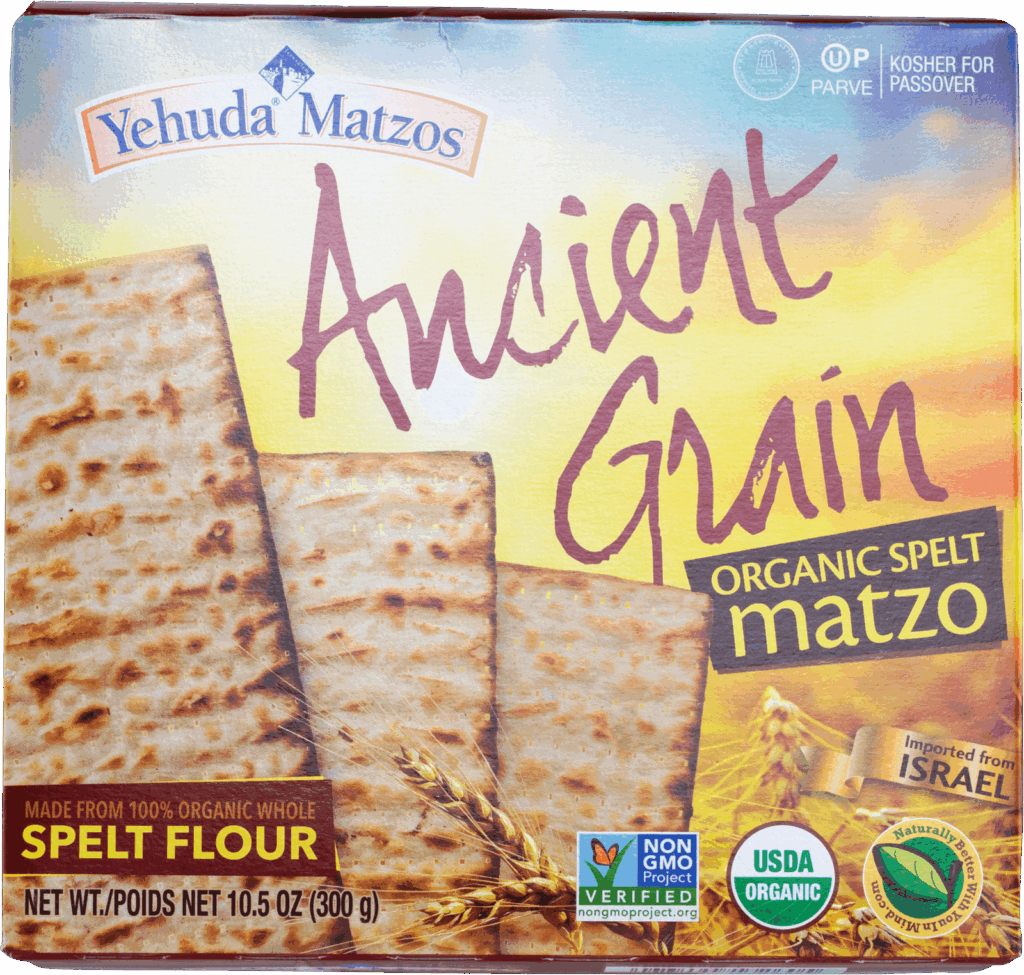Yehuda Ancient Grain Organic Spelt Matzo - Kayco
