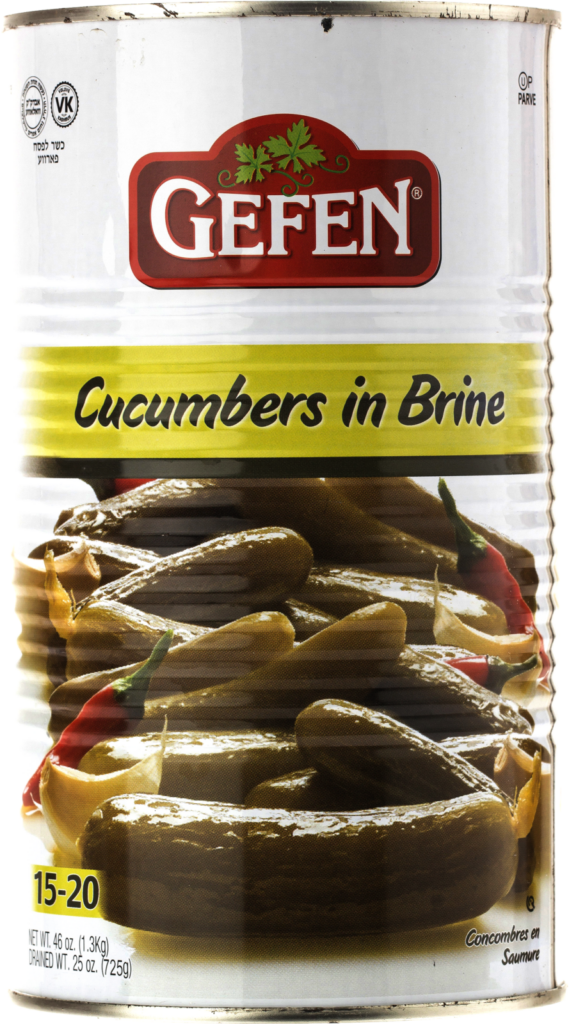 Cucumber In Brine 46Oz Gefen - Kayco