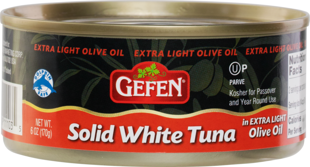 Tuna Solid White In Ex Lite Olive Oil 6Oz Gefen (P) Eo - Kayco