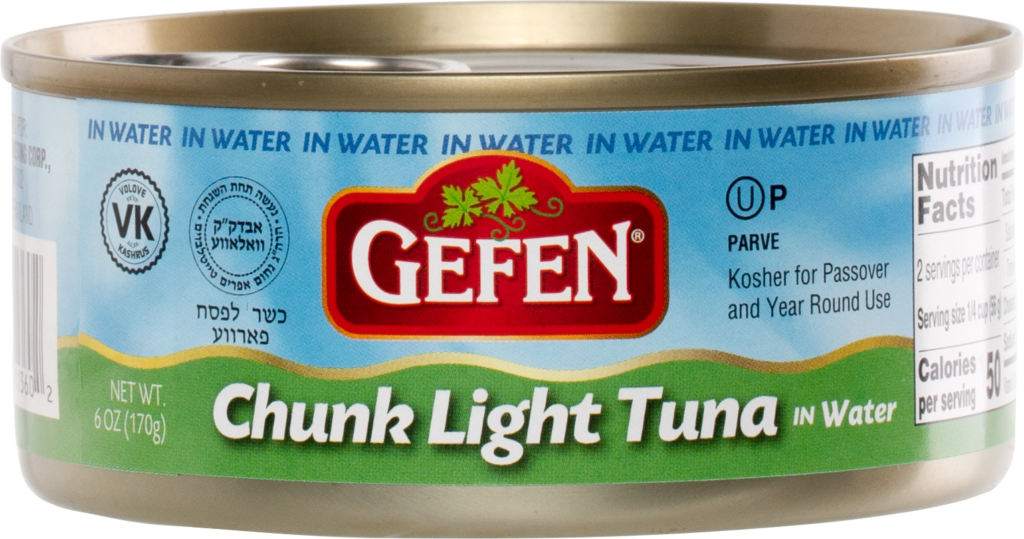 Tuna Chunk Lite In Water 6Oz Gefen (P) Eoe - Kayco