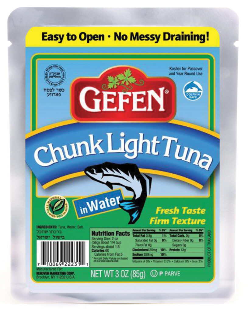 Tuna Pouch Chunk Lite In Water 3Oz Gefen (P) - Kayco