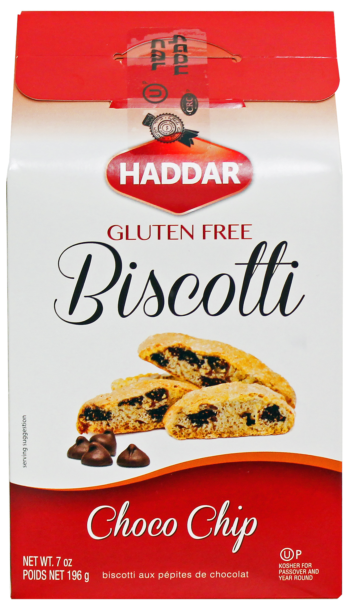 Haddar Chocolate Chip Biscotti - Kayco