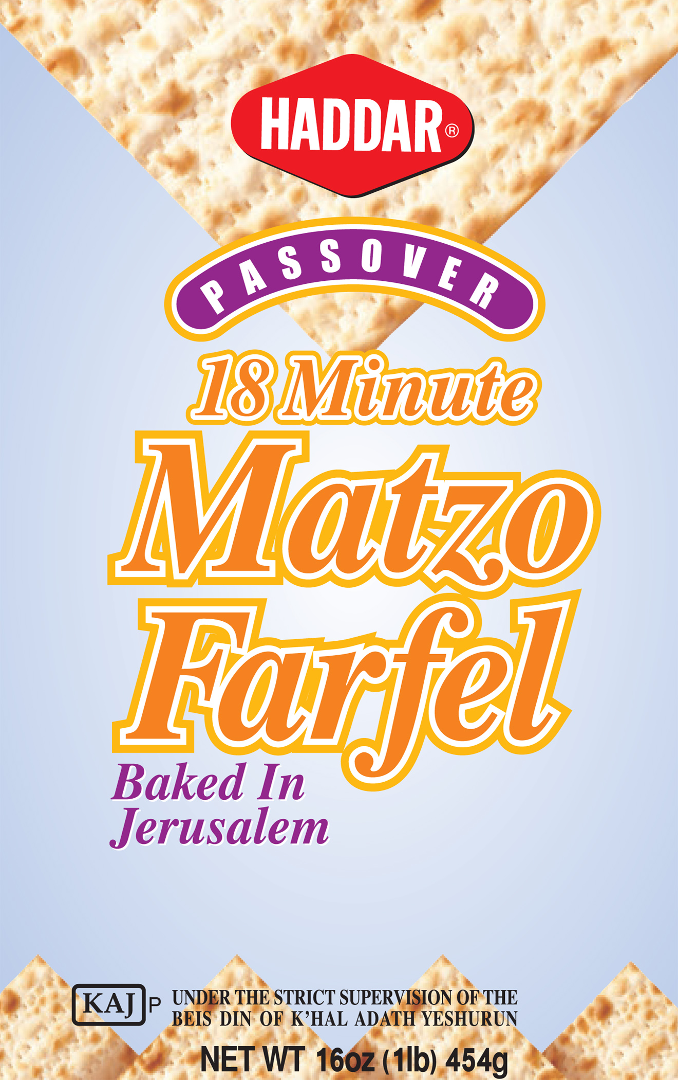 Haddar 18 Minute Farfel - Kayco